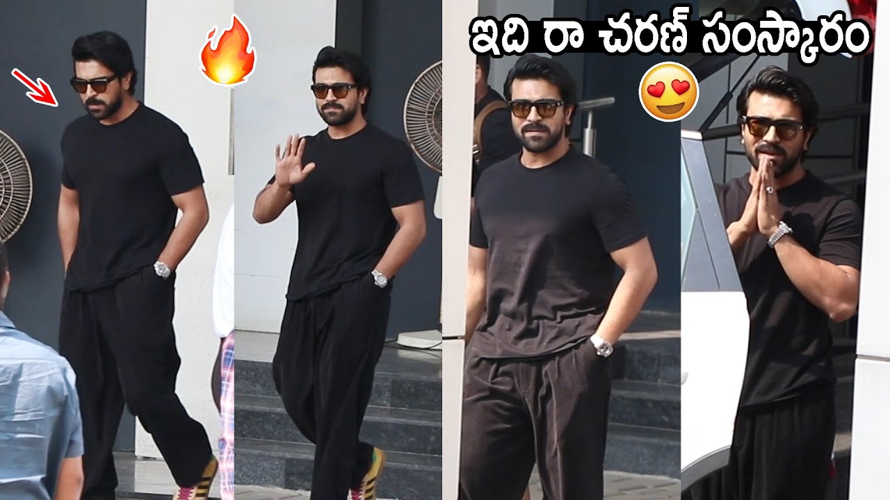Ram Charan Shows his Repect to Media Reporters | Mega PowerStar Ram ...