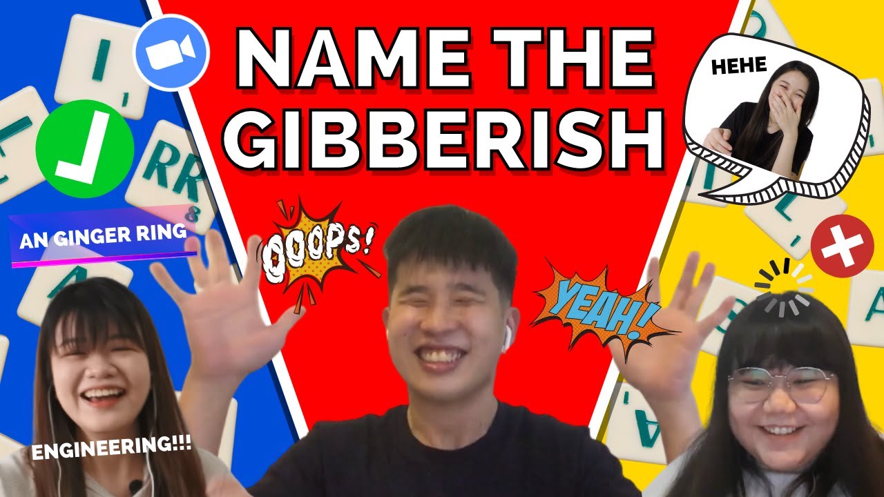 Name The Gibberish | WFH Edition - YouTube