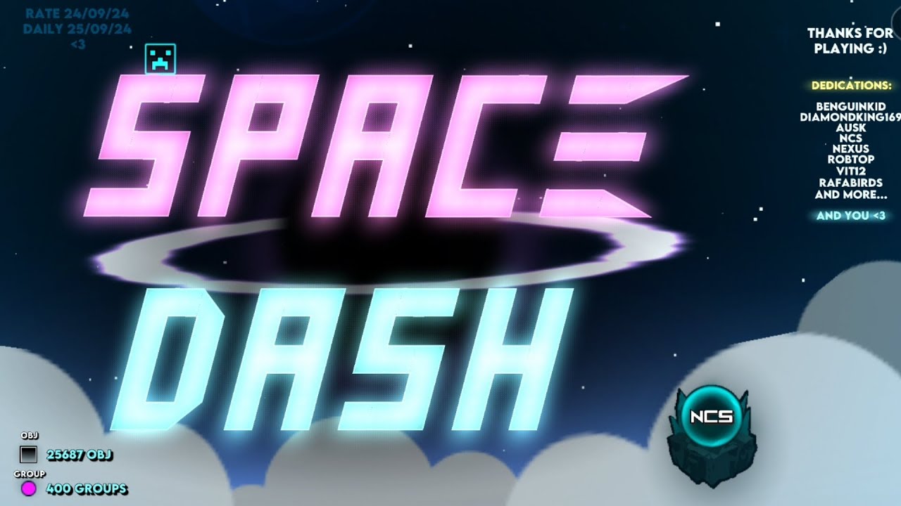 Space Dash - Geometry dash - YouTube