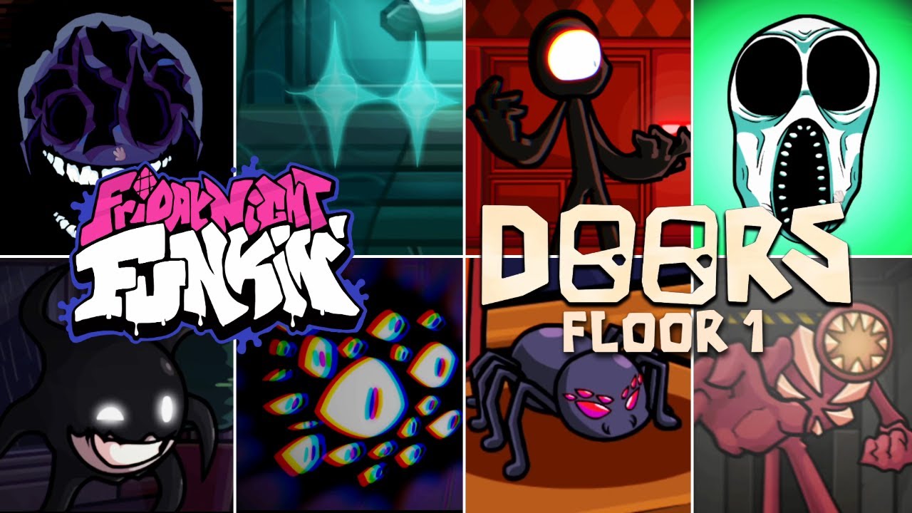 Friday Night Funkin' VS DOORS FLOOR 1 | Story Mode [STANDARD Mode ...