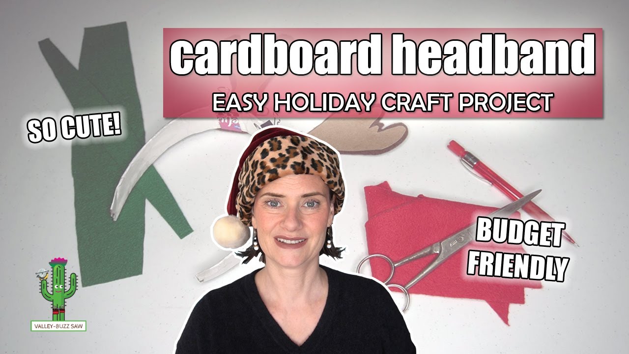 Making A Cardboard Headband | Reindeer Antlers #cardboardcraft # ...
