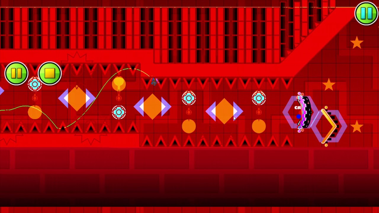 Geometry Dash Red World Redux "Full" Extension w/my Voice :'D - YouTube