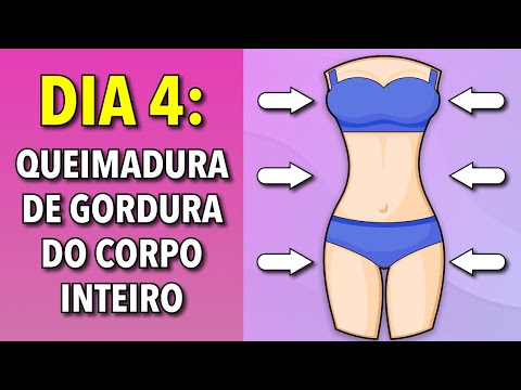 Dia 4: Queima De Gordura Do Corpo Inteiro // Desafio De 5 Dias Para Perder Peso
