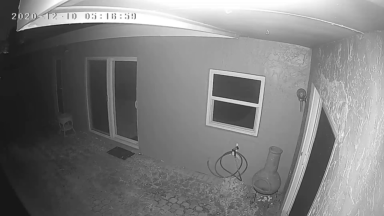 Paranormal activity caught on motion activated camera - YouTube
