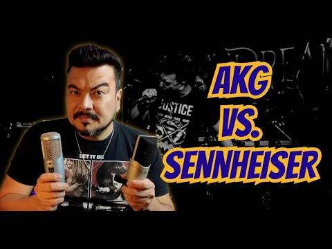 DUELO DE MICROFONES! AKG Perception 400 VS. SENNHEISER MK8 I Qual o ...