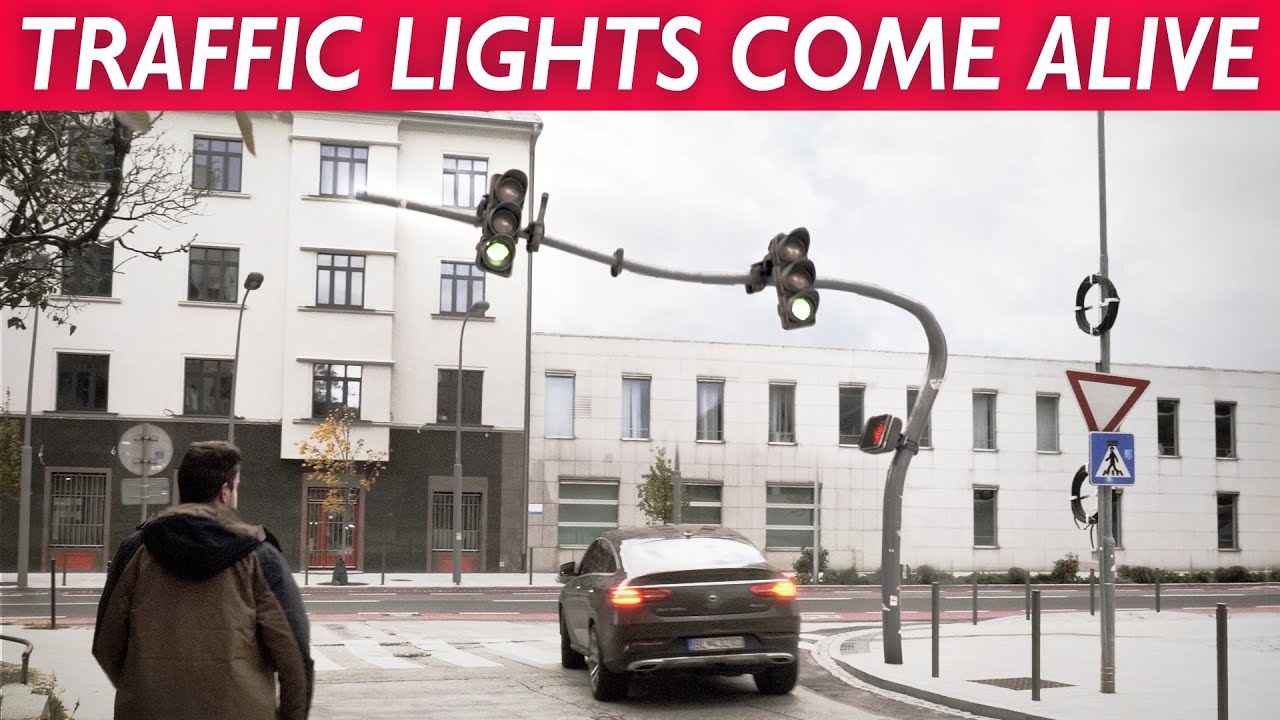 DANCING TRAFFIC LIGHTS! - Visual Effects Illusion⚡ - YouTube