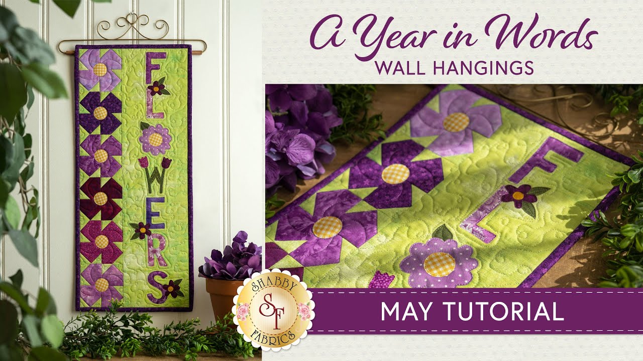 How To Make a Pieced Pansy Block | a Shabby Fabrics Tutorial - YouTube