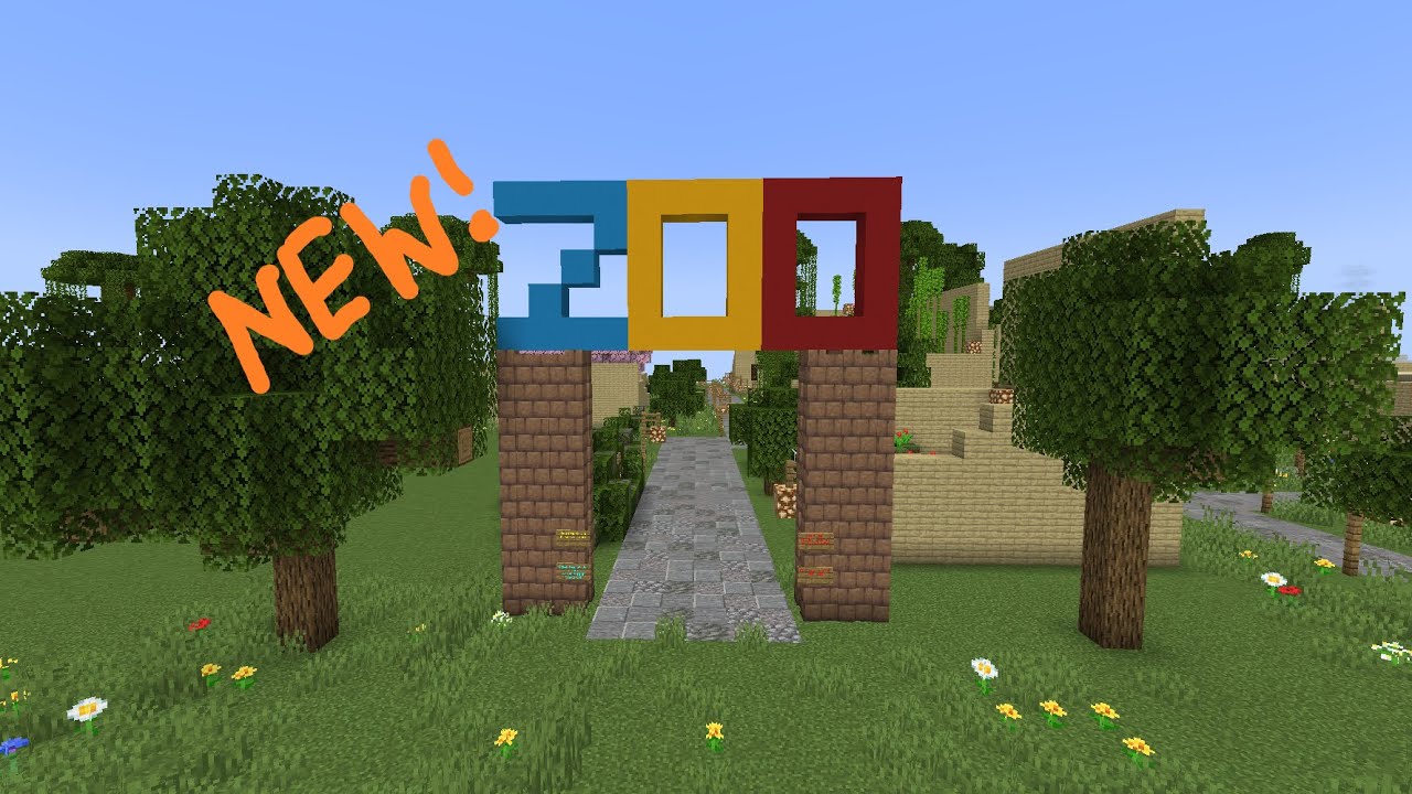 New Exhibits at the Minecraft Zoo - YouTube