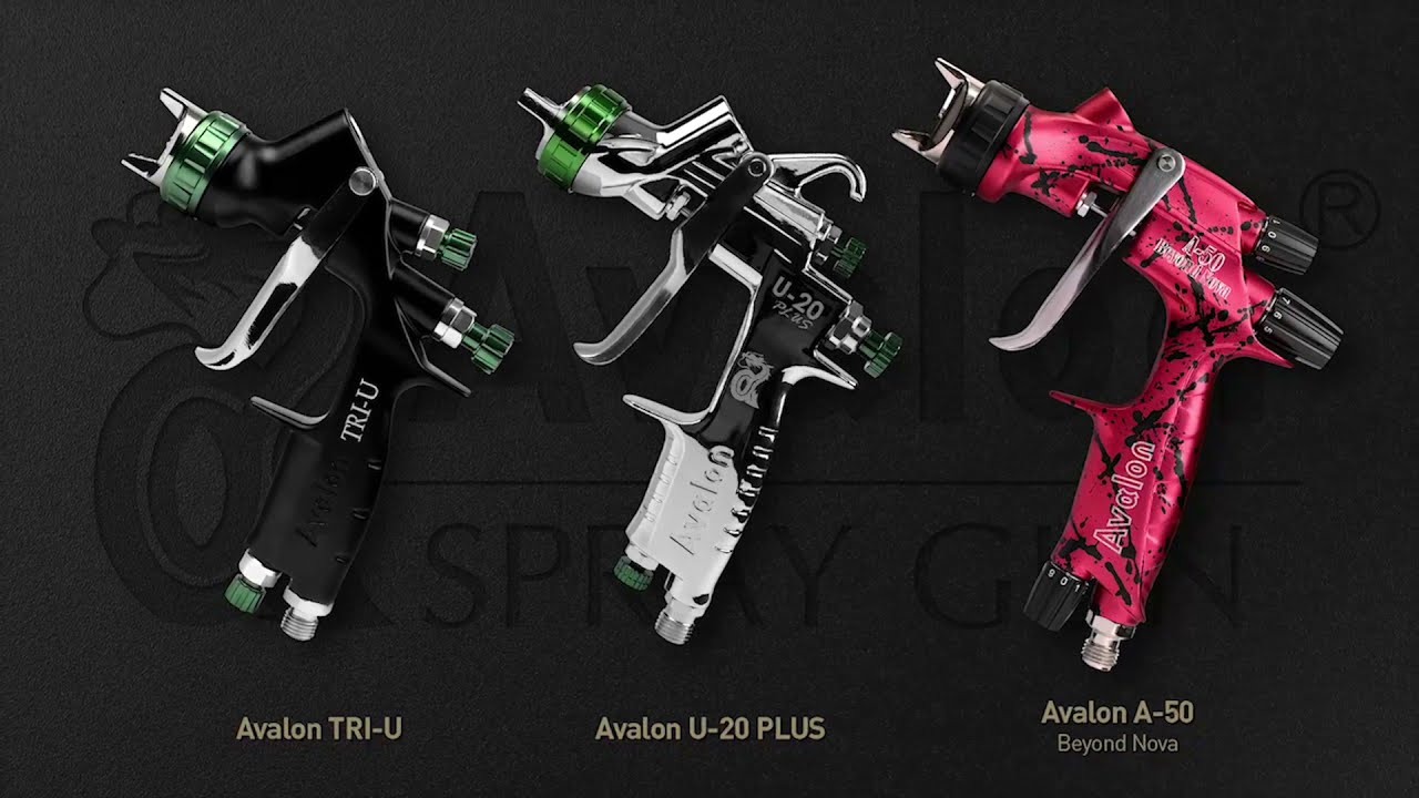 AVALON SPRAY GUNS / PISTOLAS PULVERIZADORAS AVALON - YouTube
