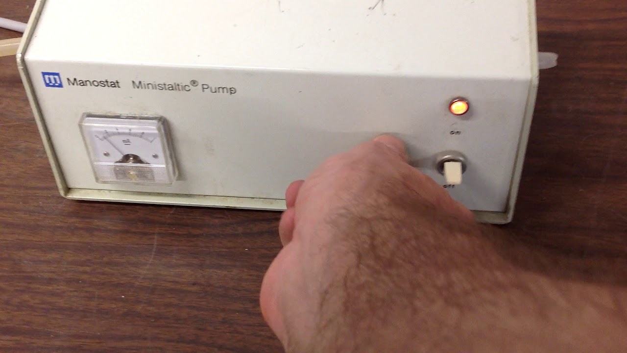 GovDeals: Manostat 72-100-000 Ministaltic Pump. - YouTube