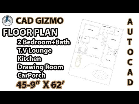 #41 Basic Home Floor Plan Practice | Practice 4 | Cad Gizmo | #AutoCAD