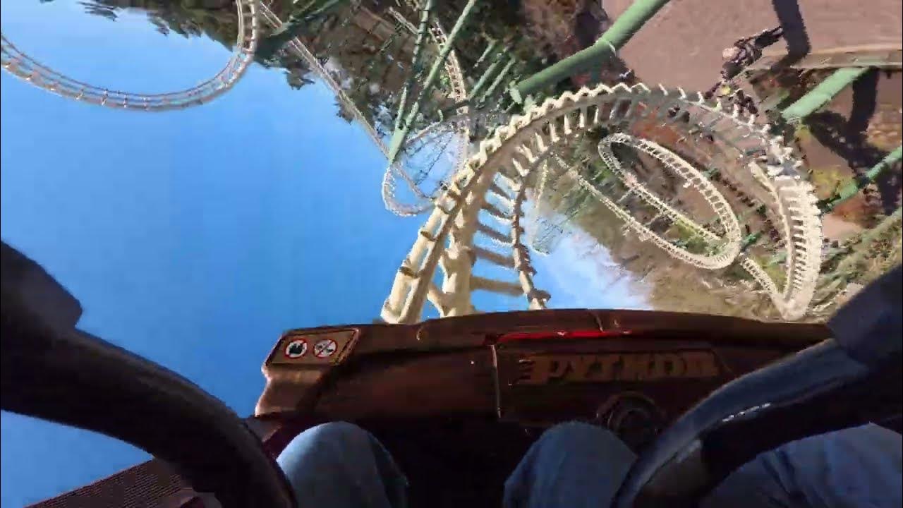 Efteling - Phyton (First Row) - Onride (4K) - YouTube