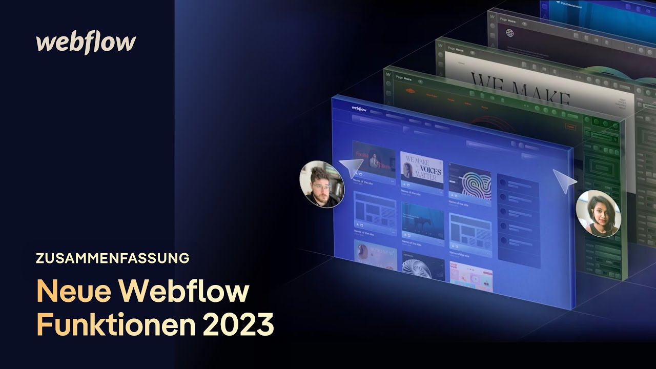 Neue Webflow Funktionen 2023 - Webflow Conf Zusammenfassung - YouTube