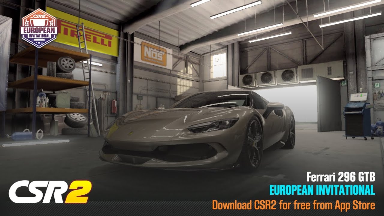 CSR2 - 296 GTB - tune & shift - 7.343 - YouTube