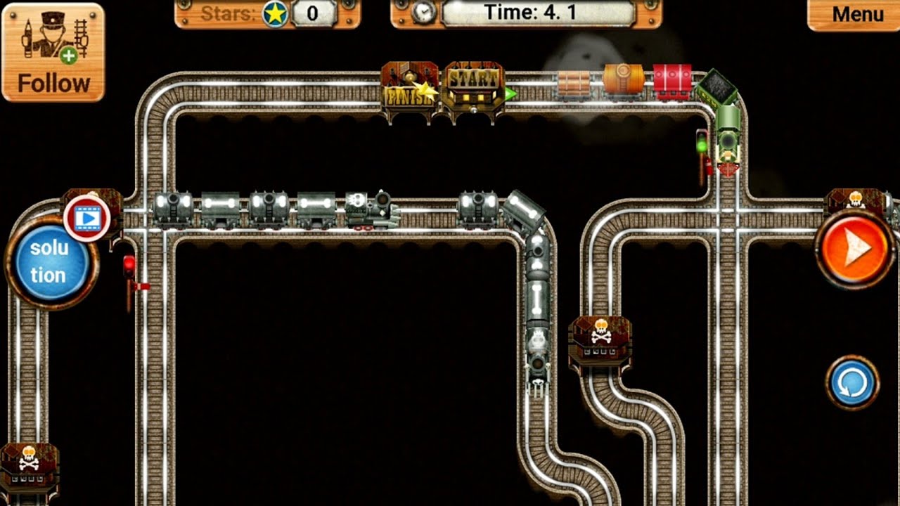 Rail Maze 2 Unstoppable Gameplay - Train Puzzle Game - Android Gameplay ...