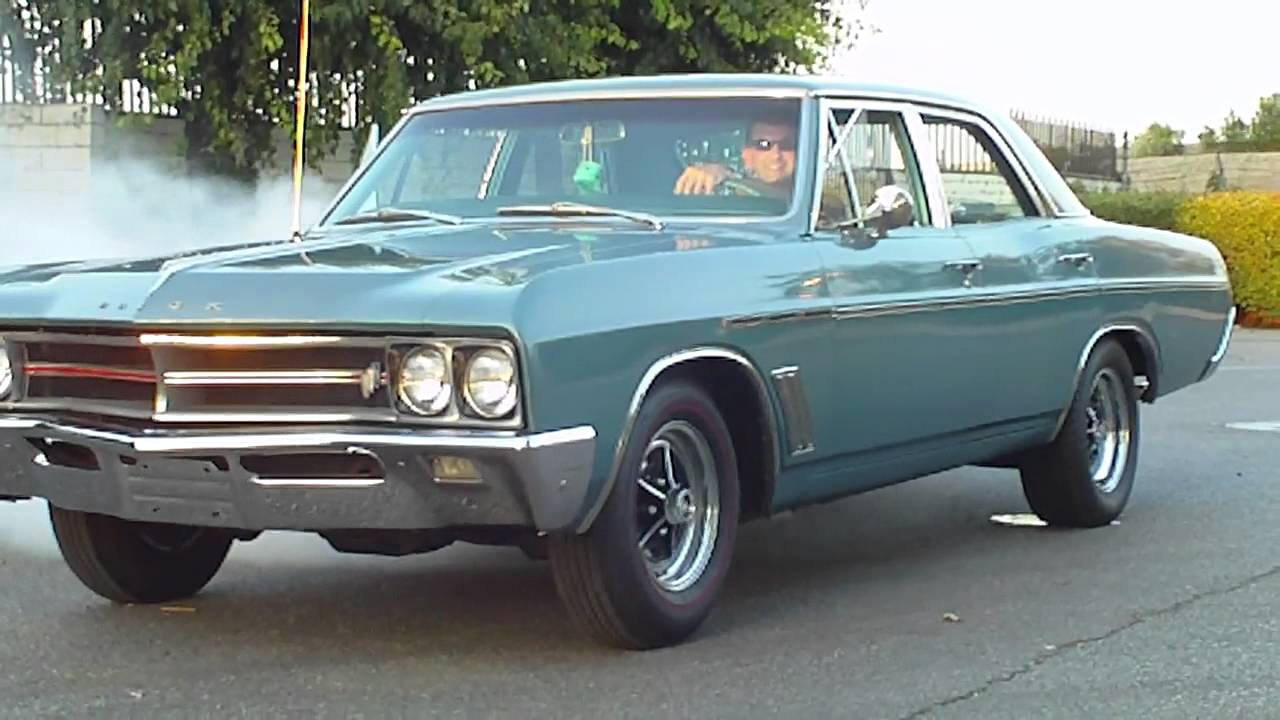 1967 Buick Special Deluxe with STOCK V-6 lighting 'em up! - YouTube