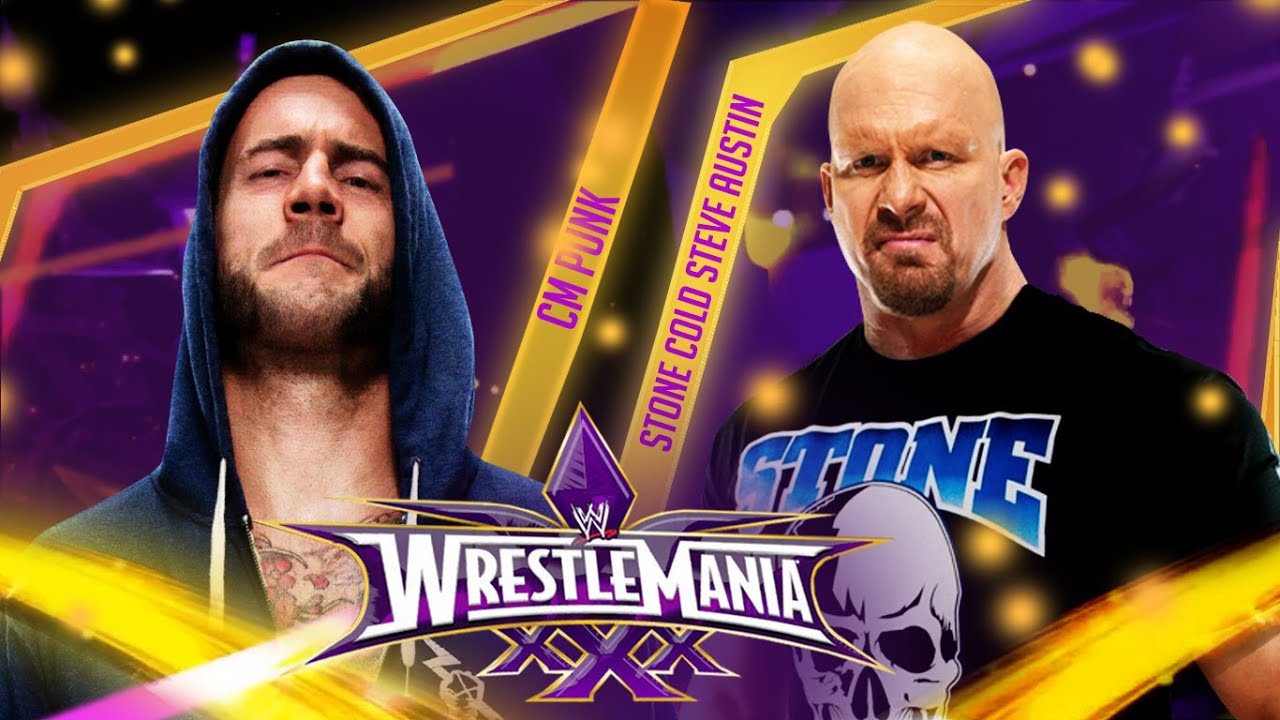 WWE Wrestlemania 30 - CM Punk Vs Stone Cold (Pre Show) Full Match HD ...