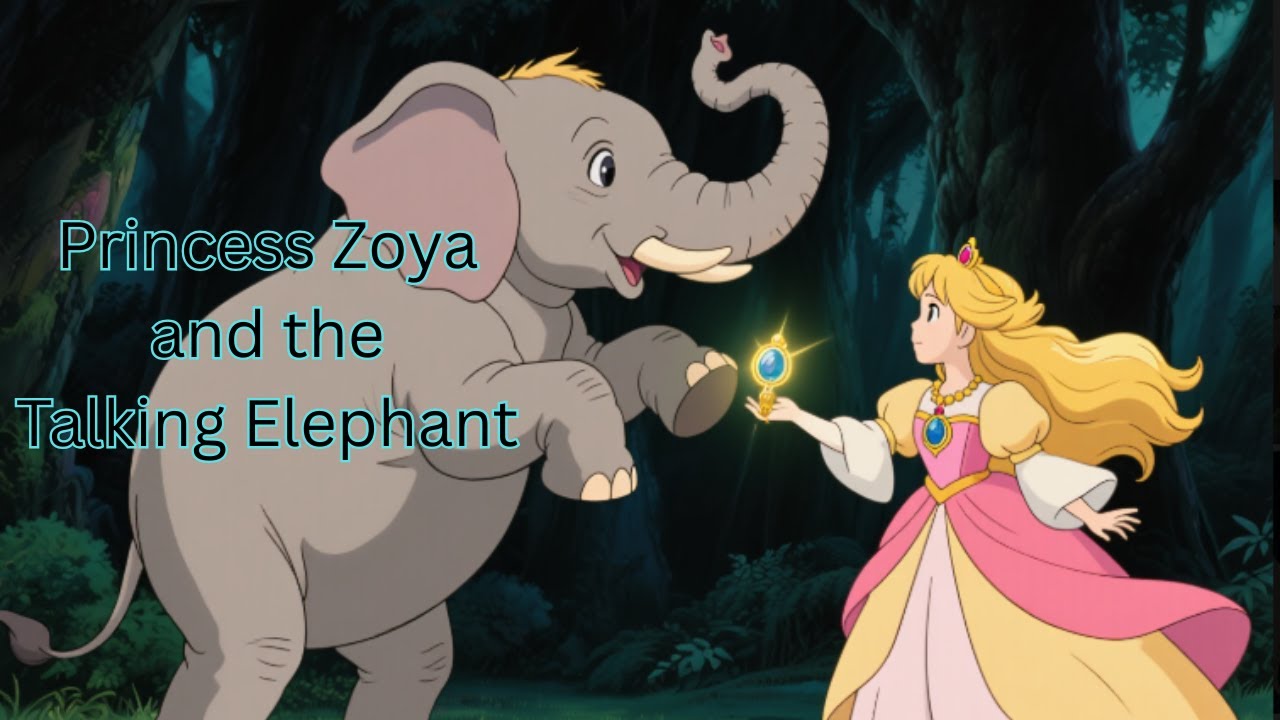 🌸 Princess Zoya and the Talking Elephant 🐘 | kids bedtime story - YouTube