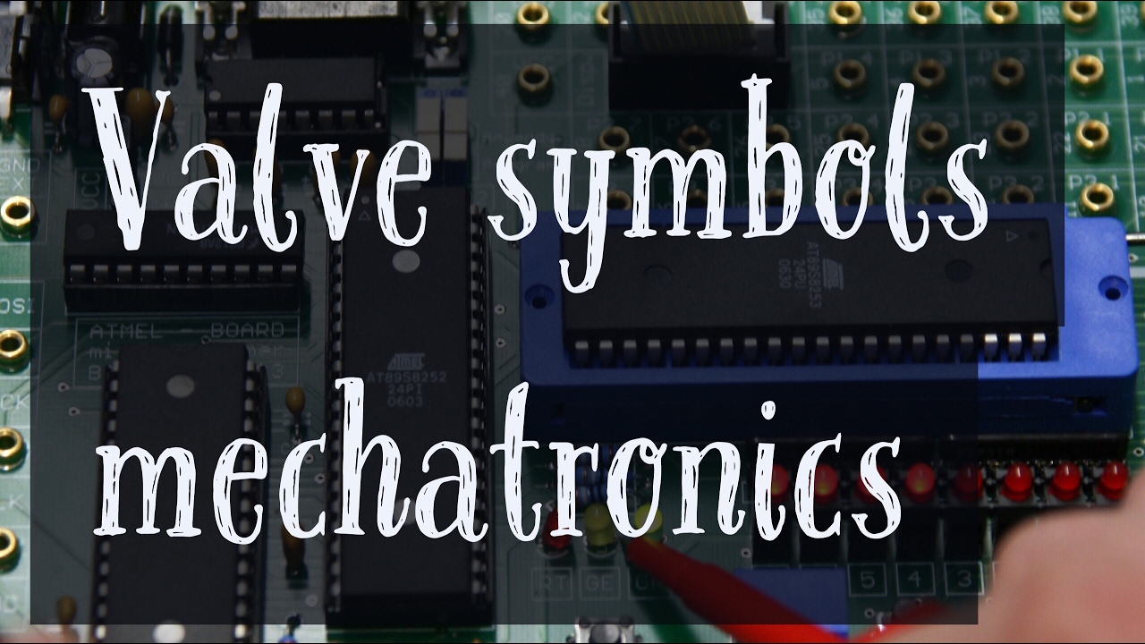 Valve symbols in mechatronics : Mechatronics lectures - YouTube