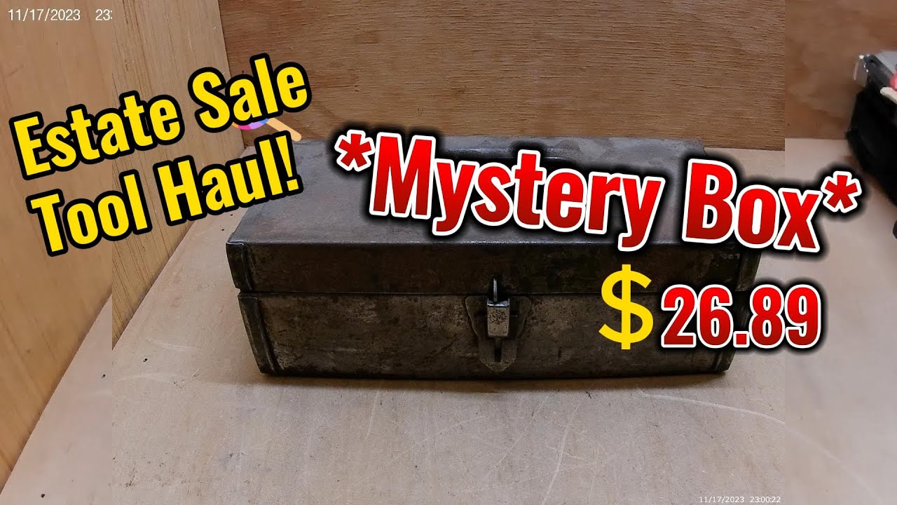 Estate Sale Tool Haul Mystery Box - YouTube