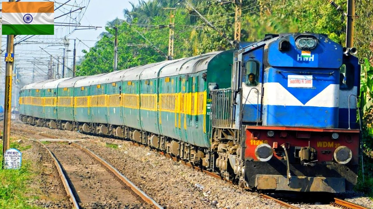 Garib Rath Express At Full Speed🔥| Compilation Of High Speed Trains | # ...