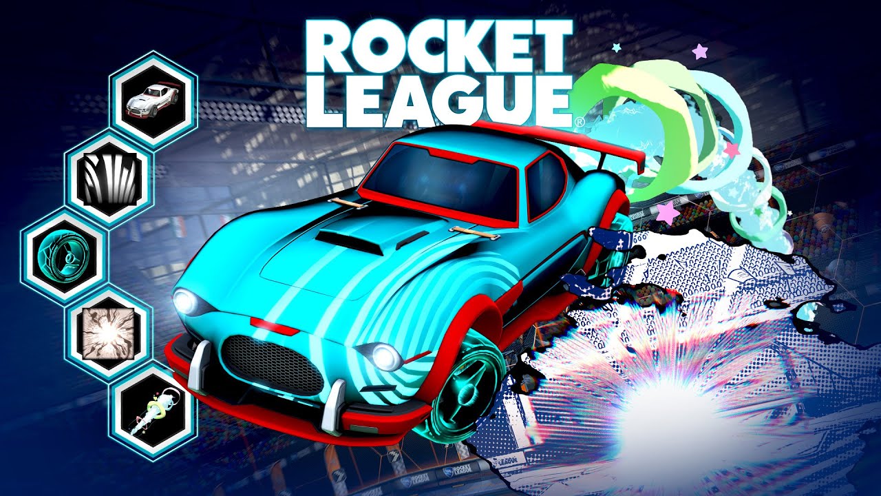 Rocket League® - Season 8 Elite Pack with Cobalt Shade Raid, Crimson ...