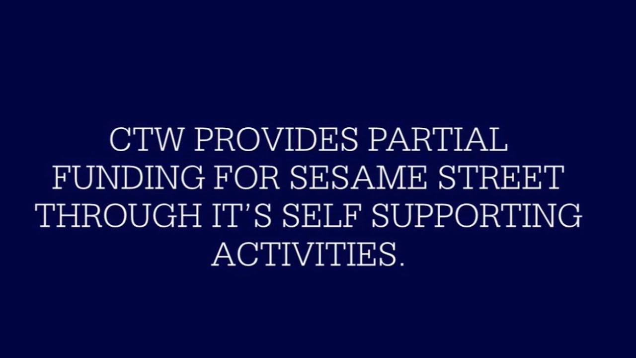 An Classic Sesame Street CTW Ending #16 - YouTube
