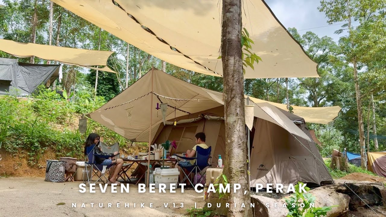3D2N camping right under Durian tree at Batu Kurau, Perak | Durian ...