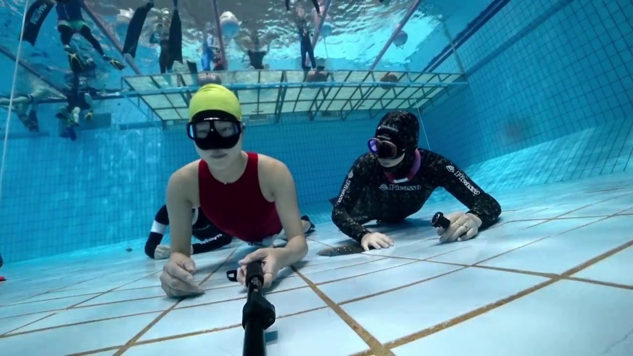라온아라 프리다이빙 서퍼걸 릴렉스연습 [ freediving relax training ] - YouTube