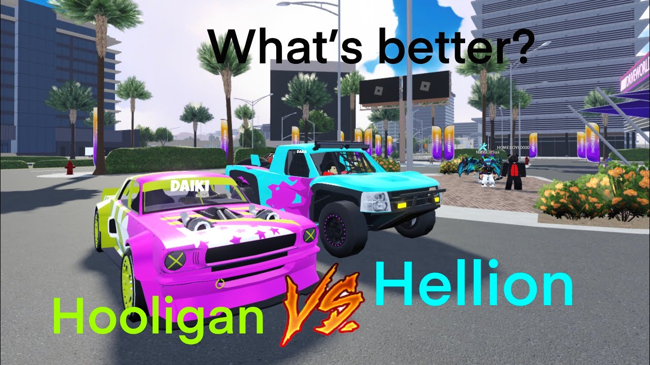 Hooligan vs hellion(drive world) - YouTube
