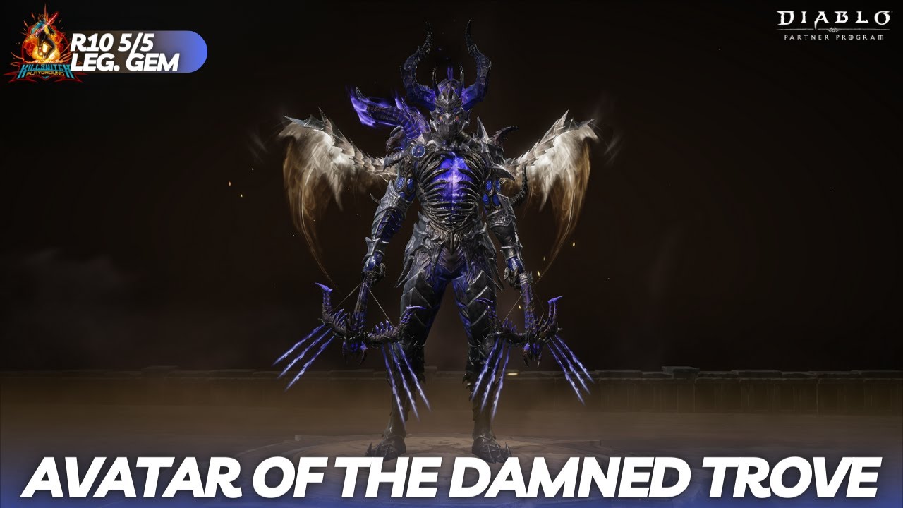Diablo Immortal - Avatar Of The Damned Trove Bundle, Rank 10 5/5 ...