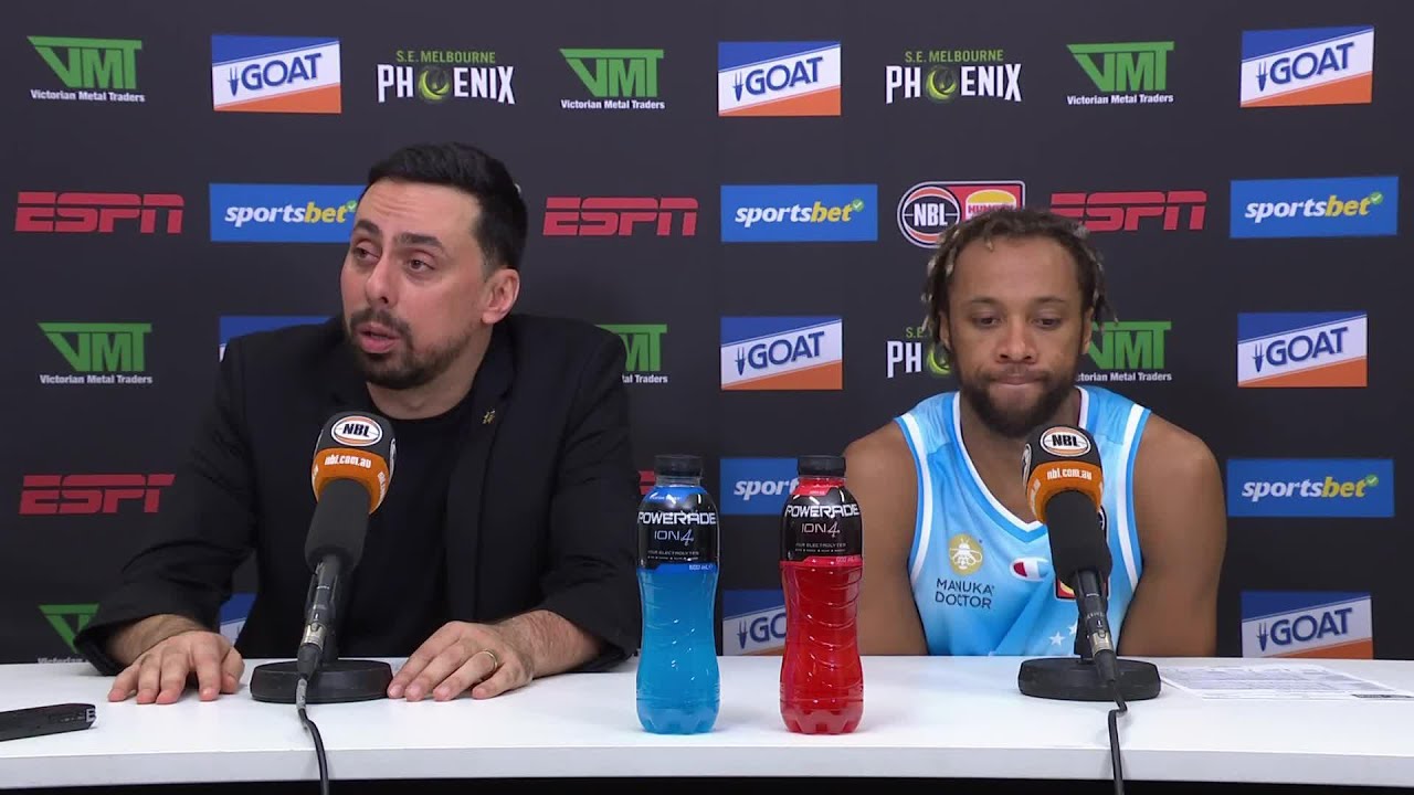 Mody Maor and Parker Jackson-Cartwright press conference vs South East ...