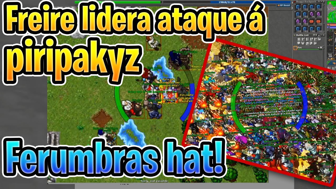 Freire lidera ataque a piripakyz, lupushighwin dropa ferumbras hat ...