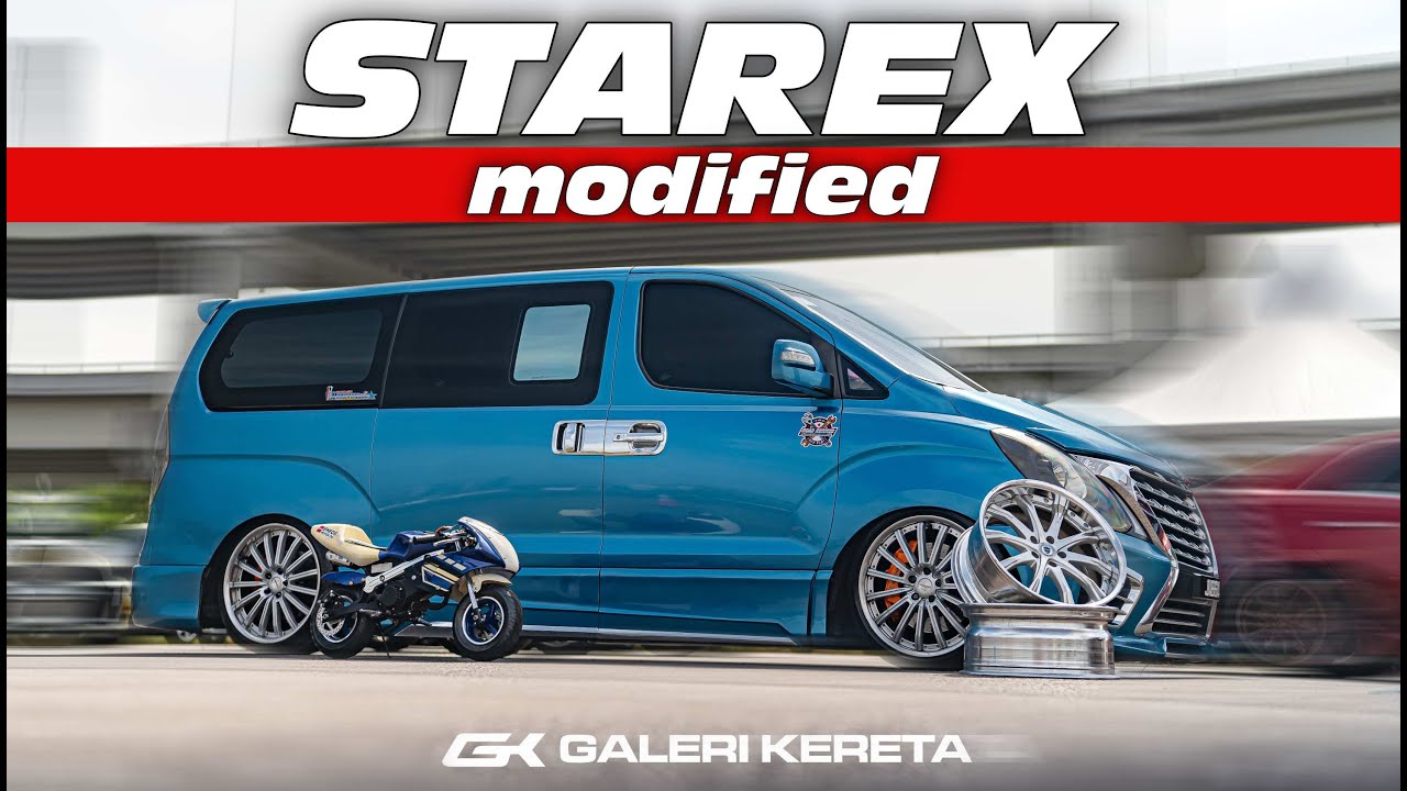 Hyundai Starex Modified | Air Ride | New Color & Rims - YouTube