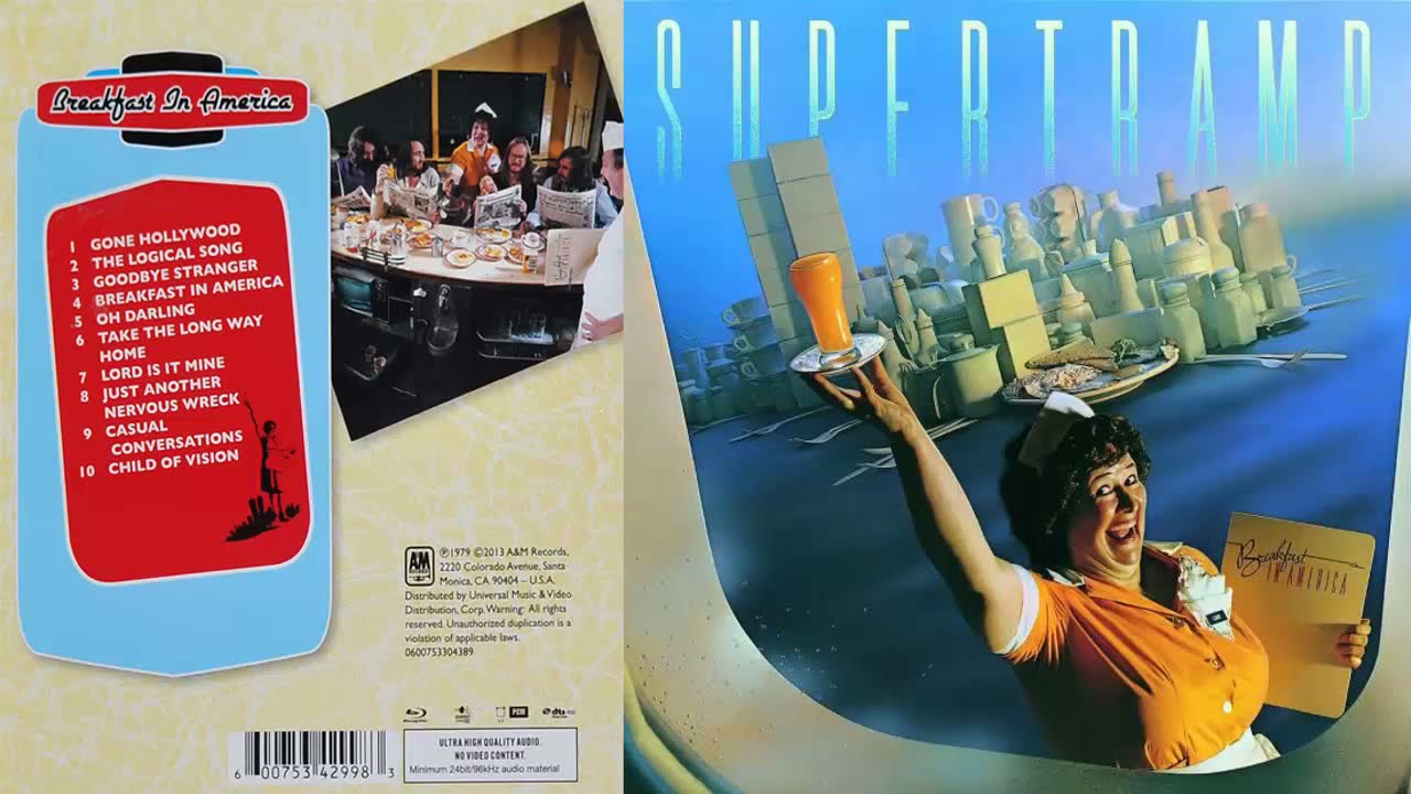 Supertramp- Breakfast In America Full Album// Excellent Album By ...