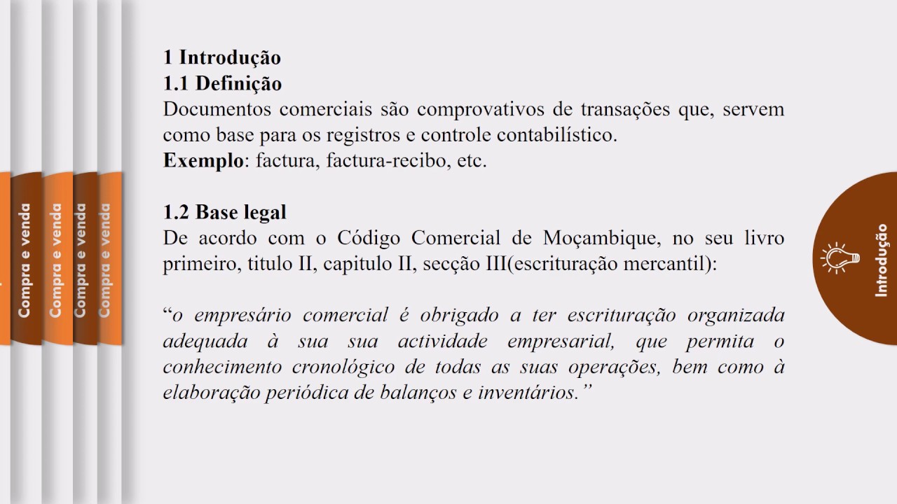 documentos comerciais - YouTube