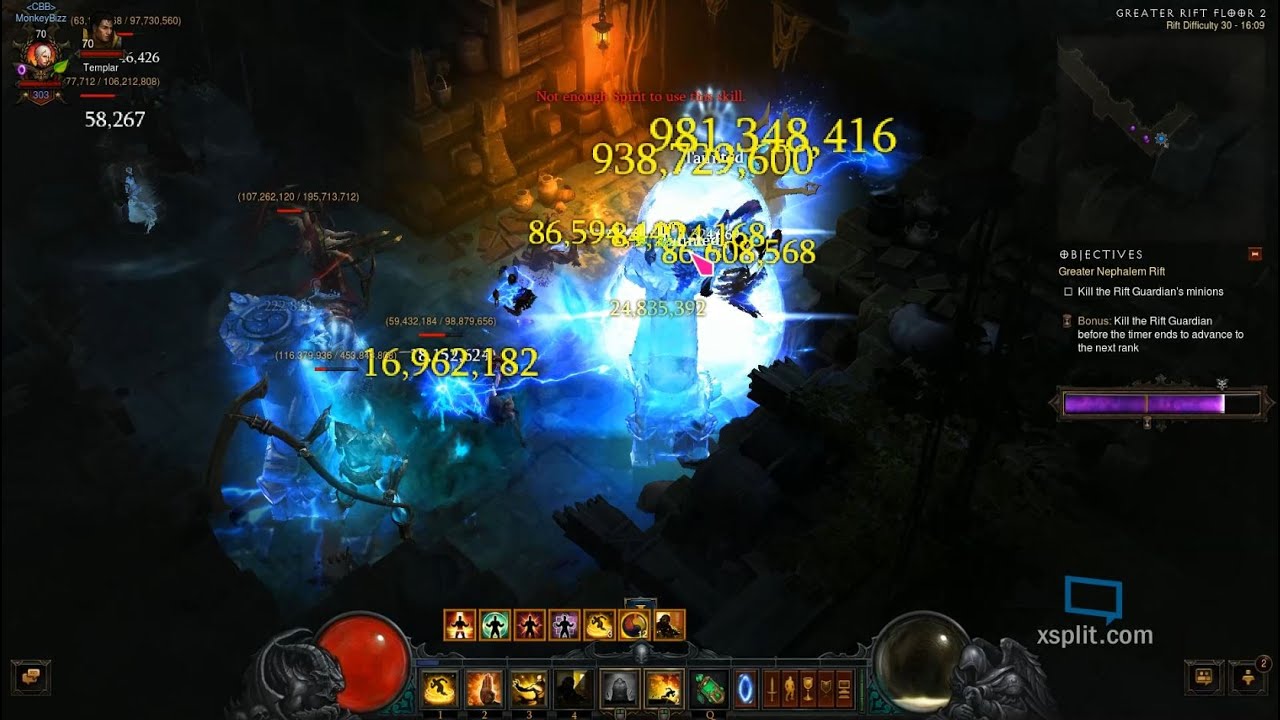 Diablo III - Grift 30 - Monk P303 - Season 2 - Exploding Palm - Gungdo ...