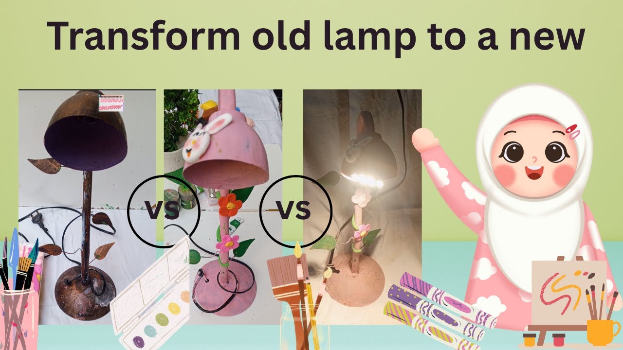 Transform old lamp to new|A Modern Lamp Transformation#diy #youtube ...