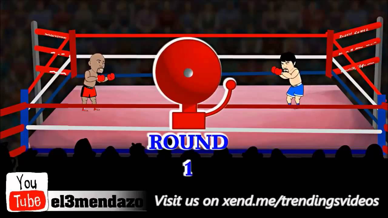This is it Manny Pacquiao vs Floyd Mayweather Cool Animation. Must ...