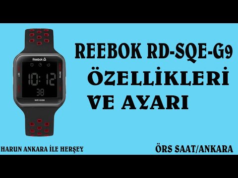 BİM'DE SATILAN REEBOK RD-SQE-G9 SAAT AYARI