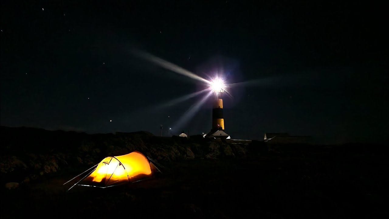Epic Lighthouse Wild Camp - Sunrise, Sunset.. This one had it all - YouTube
