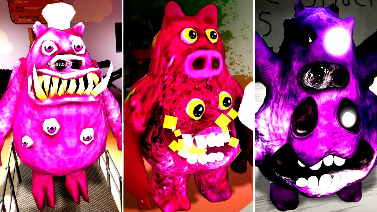 EVOLUÇÃO DO CHEF PIGSTER NOVA MUTAÇÃO E NIGHTMARE GARTEN OF BANBAN 3 ...