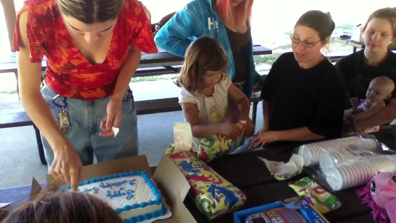 Emily opening presents - YouTube