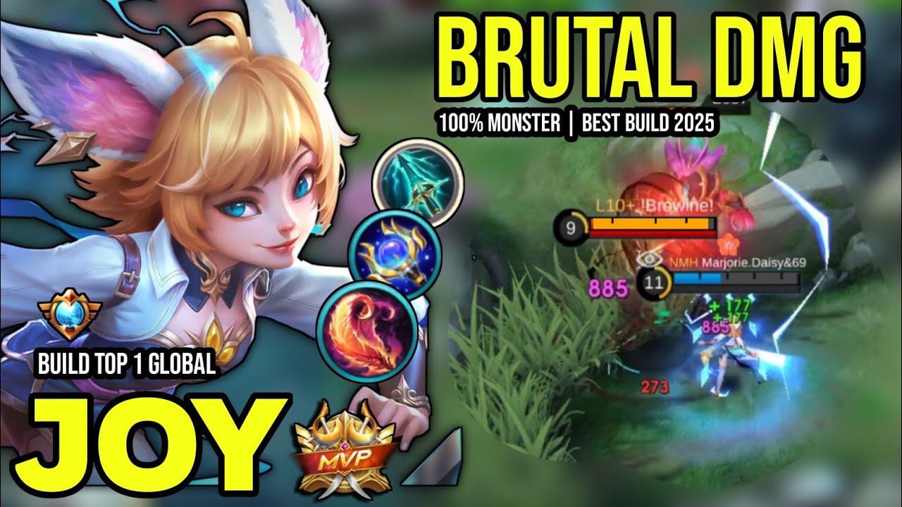 JOY BEST BUILD 2025 | BUILD TOP 1 GLOBAL JOY GAMEPLAY | MOBILE LEGENDS ...