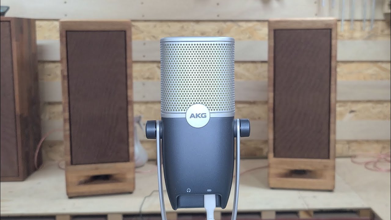 AKG ARA 콘덴서 마이크 리뷰 condenser mike review, cylinder type speaker record ...