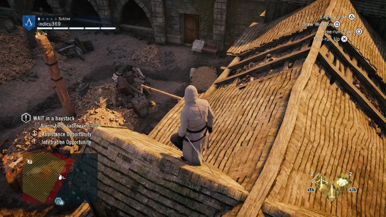Assassin's Creed Unity wait in Haystack - YouTube