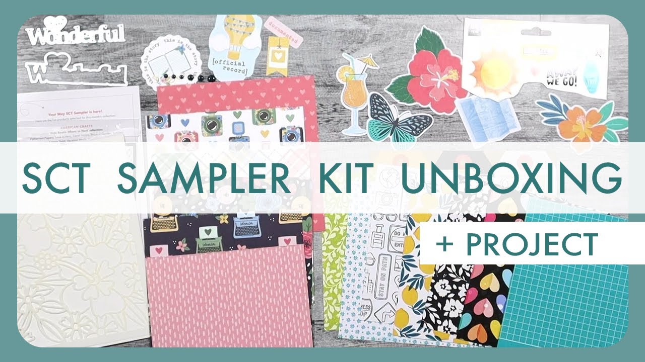 SCT Sampler Kit unboxing + project, May 2023 - YouTube
