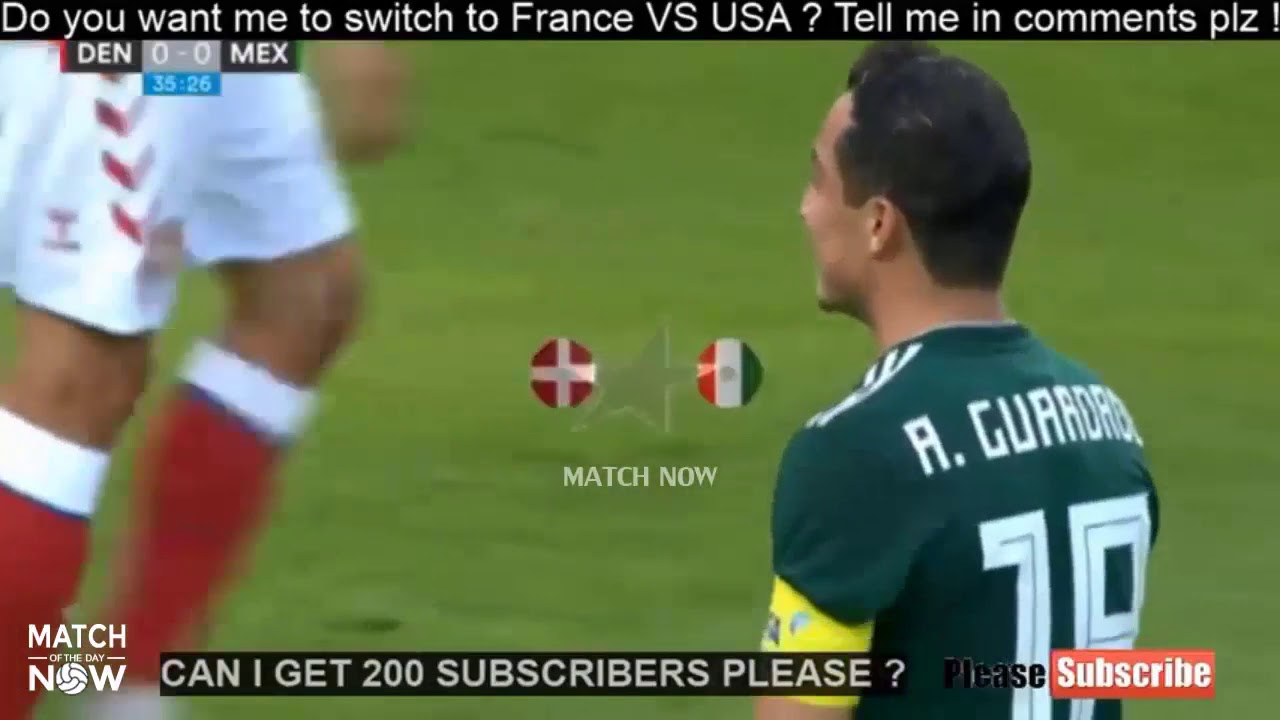 Denmark vs Mexico 2 0 All Goals & Highlights - YouTube