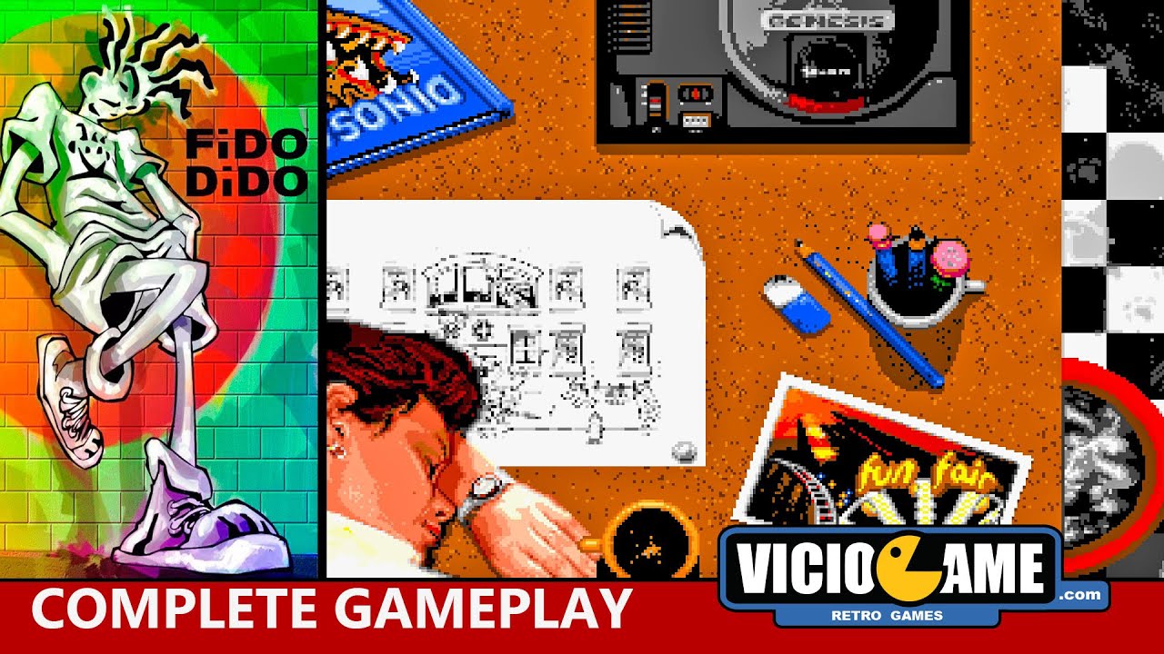 🎮 Fido Dido (Mega Drive) Complete Gameplay - YouTube