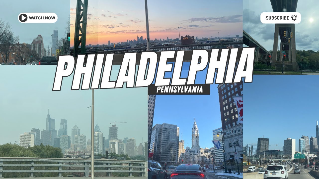 Ultimate Philadelphia, PA City & Highway Drive Tour: Explore City ...